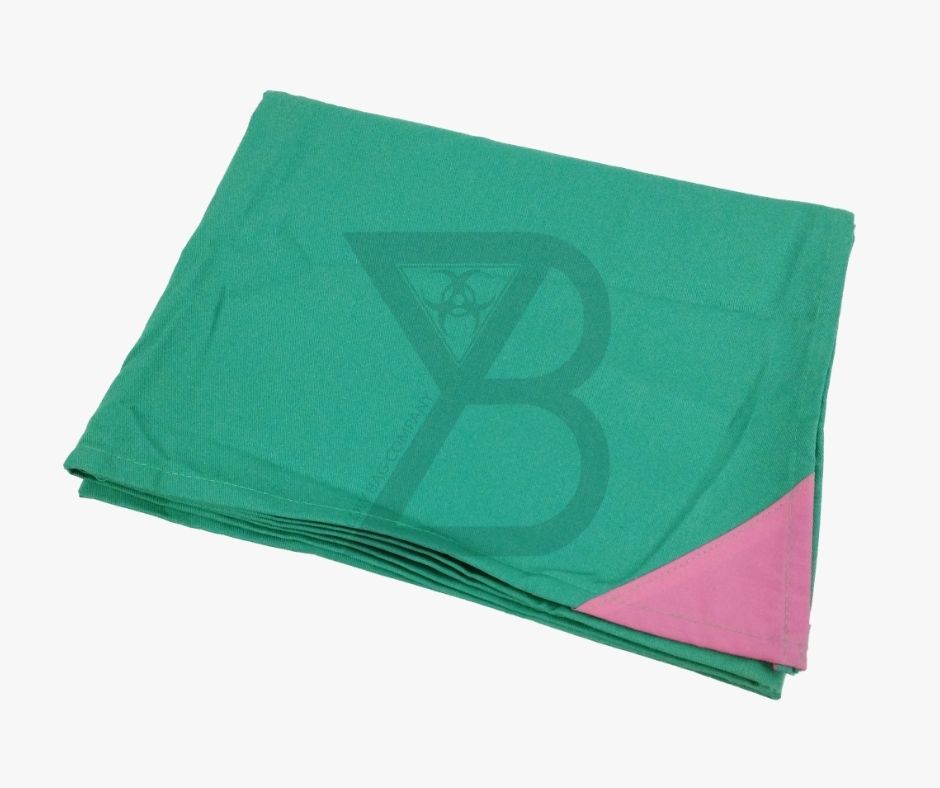 Hospital Green Abdominal Sheet with Pink Mark – Yellowbagcom